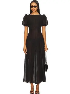 Lpa Emory Midi Dress - Black