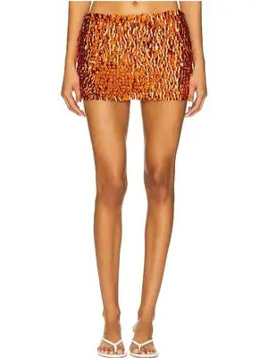 KIM SHUI Sequin Mini Skirt