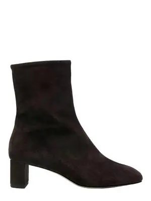 AeydĒ Block-heel Suede Boots - Brown