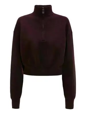 Victoria Beckham Half-zip Sweater - Red