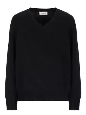 LANEUS V-neck Sweater - Black