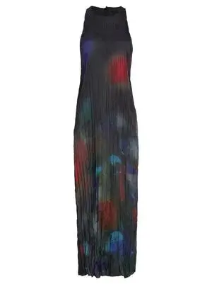 OSKLEN Abstract Printed Maxi Dress - Blue