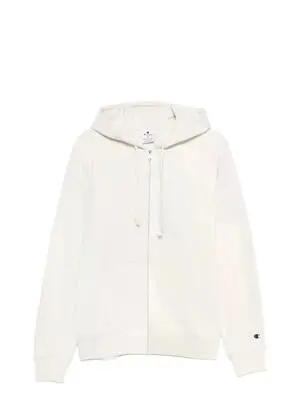 Champion Zip-up Hoodie - White