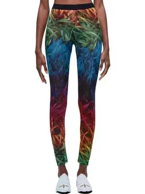 OSKLEN Feather-print Leggings