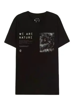 OSKLEN Graphic Print T-shirt - Black