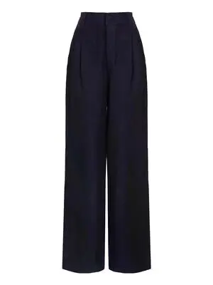OSKLEN Tailored Linen Trousers - Blue