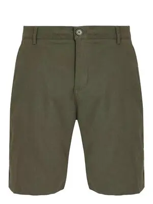 OSKLEN Linen Tailored Shorts - Green