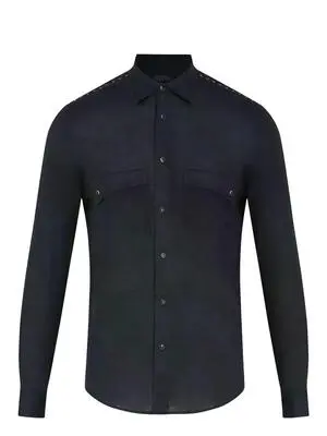 OSKLEN Studded Buttoned-up Shirt - Black