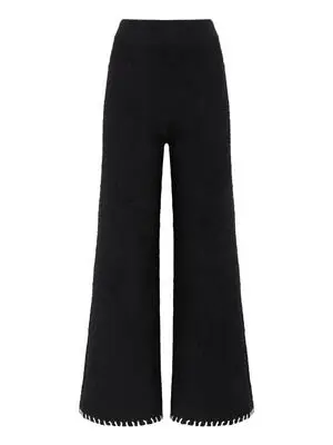 OSKLEN Whipstitch-detail Trousers - Black