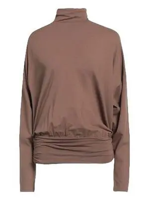 Pinko Jersey Turtleneck Top - Beige