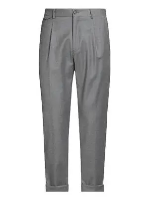 MANUEL RITZ Tapered Virgin Wool-blend Pants - Grey