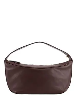 Staud Demy Leather Shoulder Bag - Brown