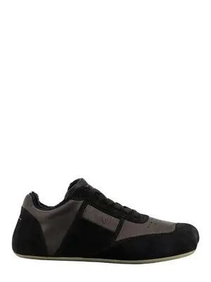 MAISON MARGIELA Anatomic Suede And Leather Sneakers - Black