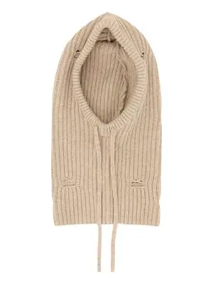 MAISON MARGIELA Wool Blend Balaclava - Beige