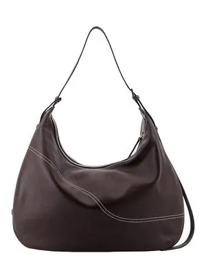 ATP ATELIER Potenza Leather Shoulder Bag - Brown