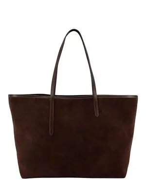 ATP ATELIER Eraclea Suede Shoulder Bag - Brown