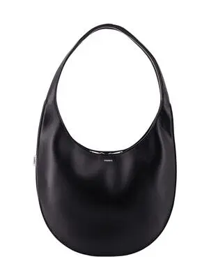 Coperni Medium Soft Swipe Leather Shoulder Bag - Black
