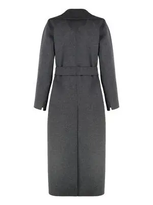 Max Mara Poldo Virgin Wool Coat - Grey