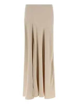 P.a.r.o.s.h Poker25' Full Skirt - Beige