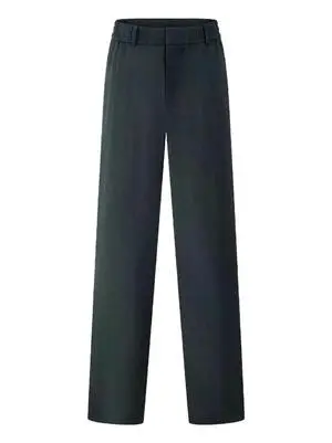 Shanghai Tang Elastic-waist Wool Trousers - Green