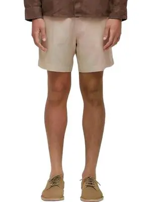 OSKLEN Linen Bermuda Shorts - Neutrals