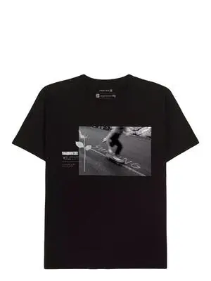 OSKLEN Graphic Stamp T-shirt - Black