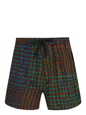 OSKLEN Graphic-print Shorts - Blue