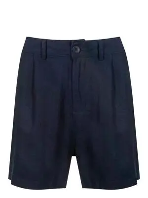 OSKLEN Pleat-detail Chino Shorts - Blue