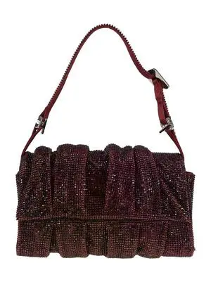 Benedetta Bruzziches Iris Miss Crystal-embellished Shoulder Bag - Purple