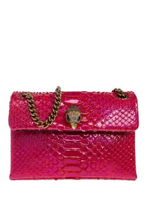 Kurt Geiger Kensington Snakeskin-effect Tote - Pink