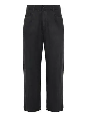 OSKLEN Lyocell Straight-leg Trousers - Black