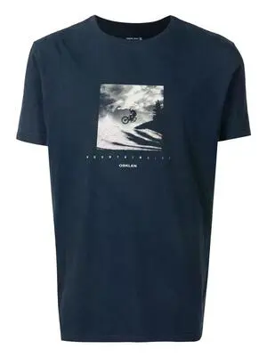 OSKLEN Photograph-print Cotton T-shirt - Blue