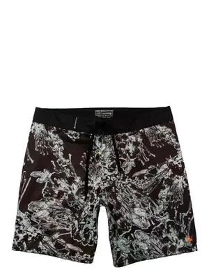 OSKLEN Printed Swim Shorts - Black
