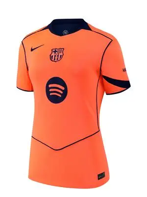 Nike Lamine Yamal Barcelona 2025/26 Stadium Third Dri-fit Soccer Jersey - Orange