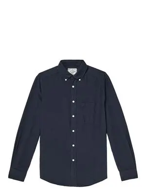 Portuguese Flannel Belavista Button-down Collar Cotton Shirt - Blue