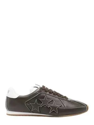 Amiri Pacific Flat Leather Sneakers - Brown