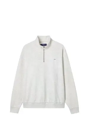 AFTERMATHS Cotton Half-Zip Sweatshirt