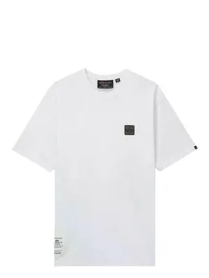 Alpha Industries Logo-patch Cotton T-shirt - White