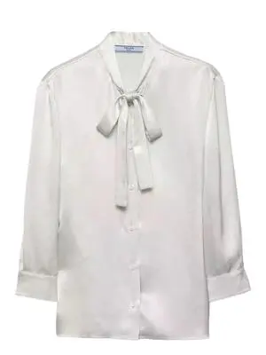 Prada Silk Shirt - Neutrals