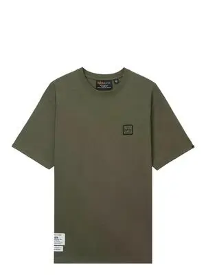 Alpha Industries Logo-patch Cotton T-shirt - Green