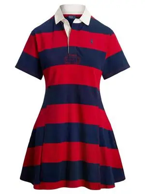 POLO RALPH LAUREN Striped A-Line Mini Dress