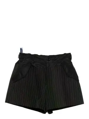 Sacai Belted Tailored Shorts - Black
