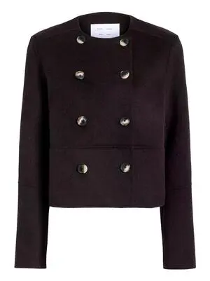Proenza Schouler White Label Courtney Double-breasted Wool Jacket - Brown