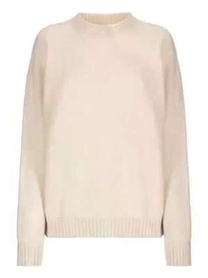 LANEUS Crew-neck Sweater - Neutrals