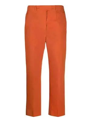 Max Mara Cropped Tailored Trousers - Orange