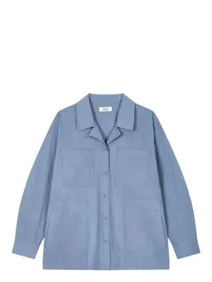 STUDIO TOMBOY Striped Shirt - Sky Blue