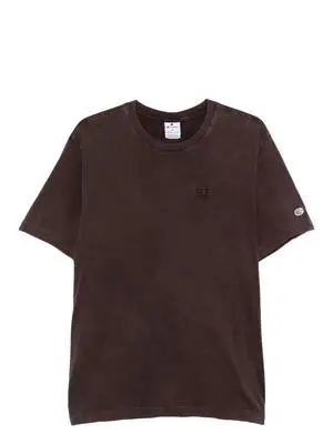 Champion Logo-embroidered T-shirt - Brown