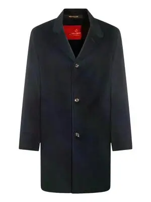 MONTECORE Button-fastening Coat - Blue
