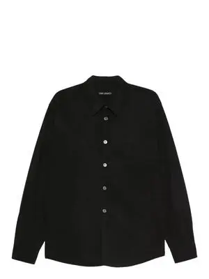 Our Legacy Button Patch-pocket Shirt - Black