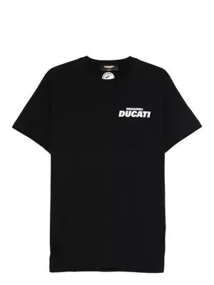 Dsquared2 Ducati Logo-print T-shirt - Black